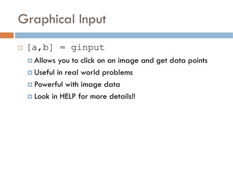 ppt matlab fundamentals input output logic control structures