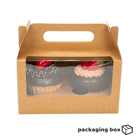 2 Cupcake Boxes Packaging Box