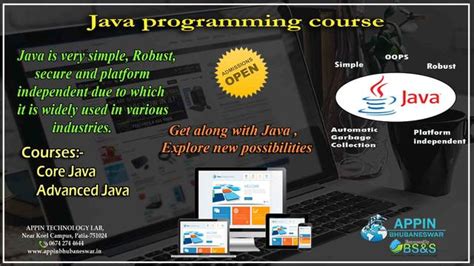 Java Programming Training In Appin Lab Bbsr Software Training Course In Patia Bhubaneswar