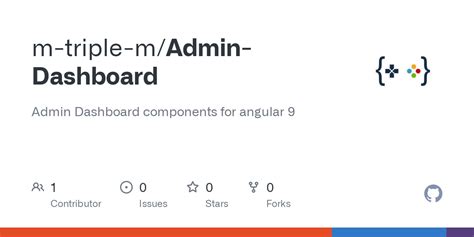 GitHub M Triple M Admin Dashboard Admin Dashboard Components For Angular