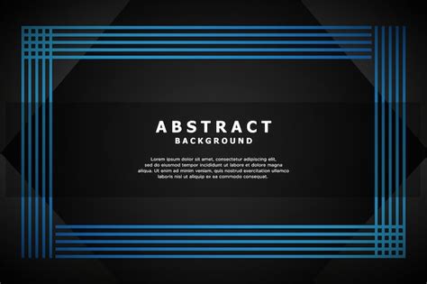 Premium Vector Modern Abstract Lines Background Vector Black Abstract Shapes Pattern Vector