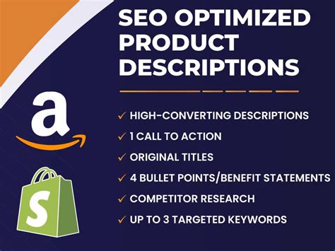 Amazon Shopify Product Description For Your Ecommerce Store Upwork