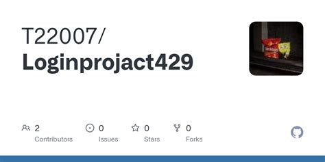 Github T22007loginprojact429
