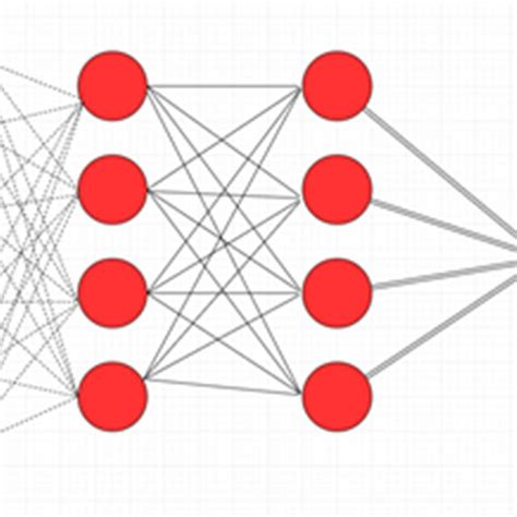 Deep Feedforward Neural Network With Two Hidden Layers Blue Circles