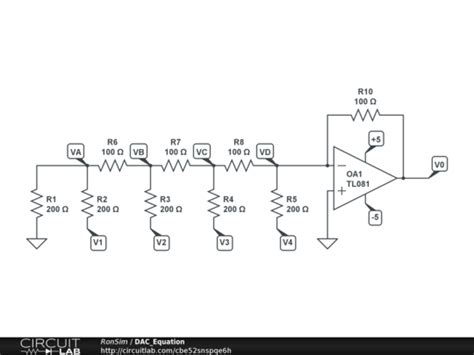 Dacequation Circuitlab