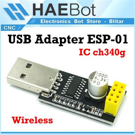 jual [haebot]usb adapter esp 01 esp 01 esp8266 wireless arduino loader