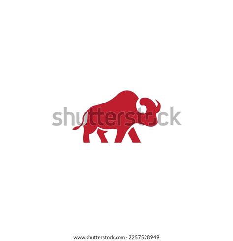 Bison Vector Illustration Iconsymbol Logo Bison Stock Vector Royalty