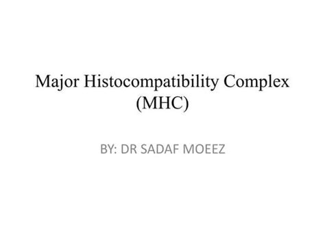 Antigen Processing And Presentation Pptx Biological Sciences Science