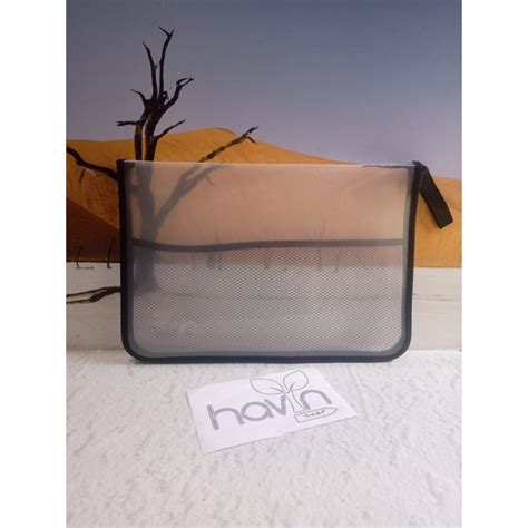 Jual Map Zipper Jipper Sleting Seleting Bag Jaring Folio F4 Plastik Shopee Indonesia