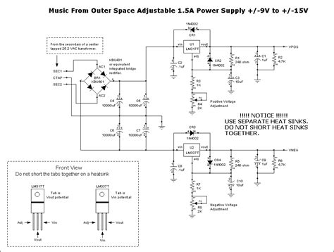 Amb Laboratories Diy Audio Forums • View Topic Lm317lm337 Power Supply