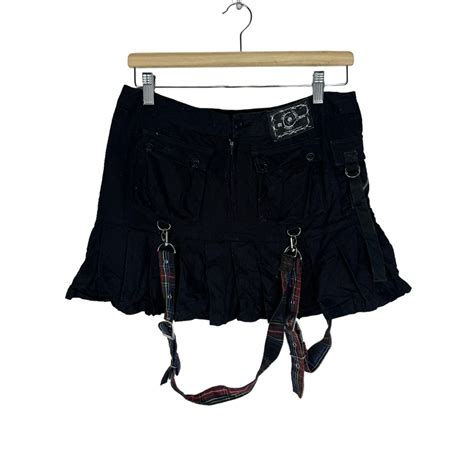 Sexy Dynamite London Was Six Harajuku Bondage Gothic Punk Skirts Black