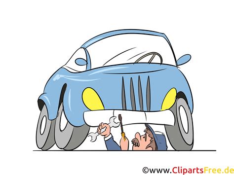 Auto Reparatie Auto Reparatie Afbeelding Illustratie Clipart