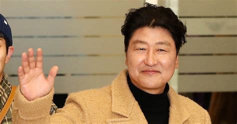 오마이포토 기생충 송강호 기쁜 미소