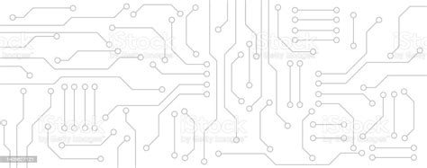 원 엔지니어링 기술 개념 벡터 배경과 백 및 화이트 회로 전자 또는 전기 라인 테크놀로지에 대한 스톡 벡터 아트 및 기타 이미지 테크놀로지 개념 개념과 주제 Istock