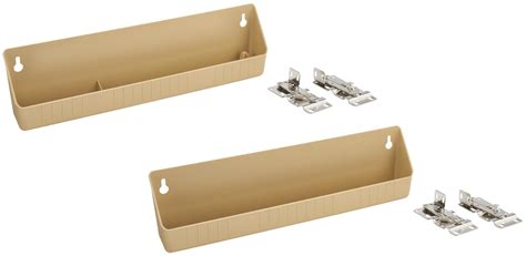Rev A Shelf Ld Lazy Daisy Set Of Polymer Deluxe Tip Out Trays Almond