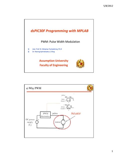 Pwm Programming In Dspic Pdf Hertz Electronic Engineering