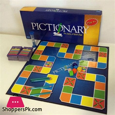 Assemble Pictionary The Game Of Quick Draw Party And Fun Games Board Game