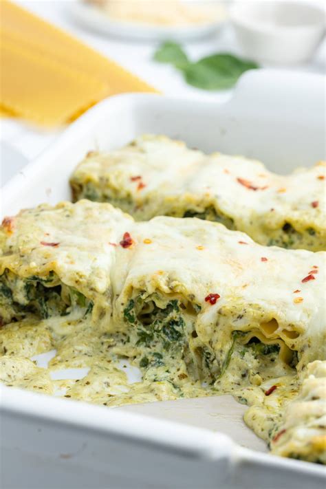 Pesto Lasagna Rolls Recipe Girl®