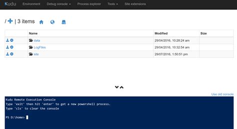 Azure Functions Kudu Console And Api Cloud For The Win