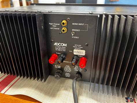 Adcom Gfa 555 Power Amplifier Pure Power Photo 4736744 Us Audio Mart Adcom Gfa 555 Power Amplifier Pure Power Photo 4736744 Us Audio Mart