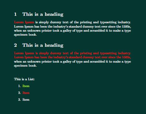 How To Set Background And Text Color In LaTeX CodeSpeedy
