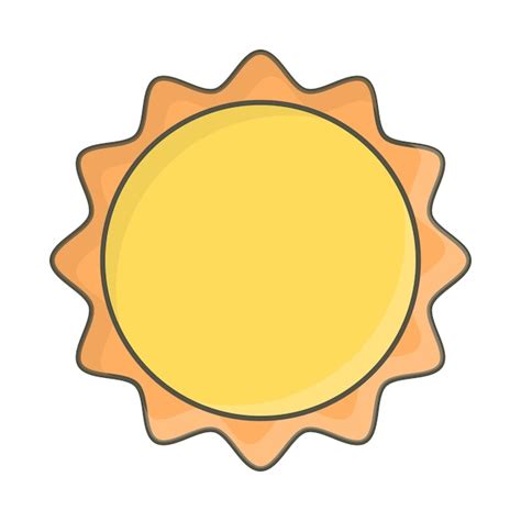 Premium Vector Sun Vector For Summer Season