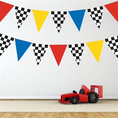 Race Car Flag Decals Checkered Flag Decal Flags Checkered Flag Eco