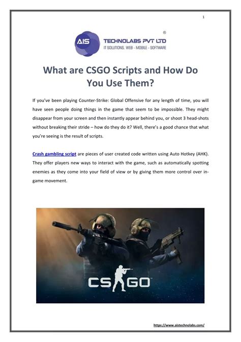 PPT What Are CSGO Scripts And How Do You Use Them PowerPoint Presentation ID