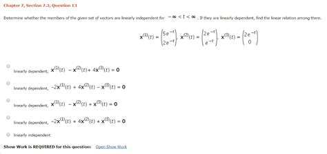 solved determine whether the members of the given set of
