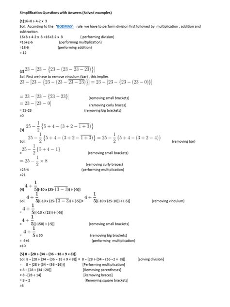 Simplification Ii Pdf