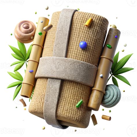 Elegant Creative Canvas Texture With Bamboo Natural Texture Isolated For Asian Inspired Designs