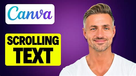 How To Create Scrolling Text In Canva Canva Scrolling Text Tutorial 2025 Youtube