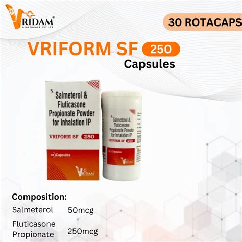 Salmeterol 50mcg Fluticasone Propionate 250mcg Capsule At ₹ 350
