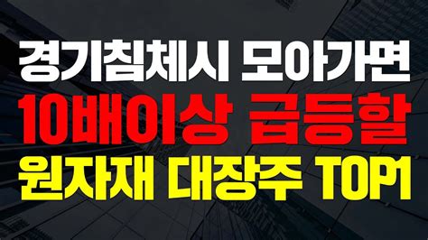 주식 경기 침체 폭락장마다 모아가야 할 10배 이상 급등할 원자재 대장주 인버스 대신 모아가세요 고려아연 엘컴텍 아이티센 Youtube