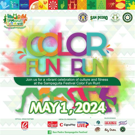 Sampaguita Festival Color Fun Run City Of San Pedro Laguna