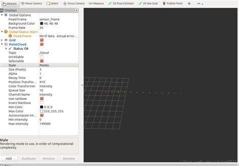 ros 传感器消息及rviz可视化laserscan和pointcloud rviz laser scan csdn博客