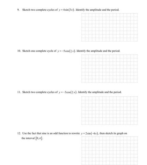 Solved 1 Use Odd And Even Properties Of Sine And Cosine To