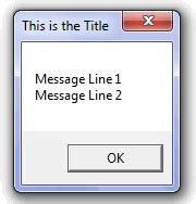 VBA MsgBox How To Use