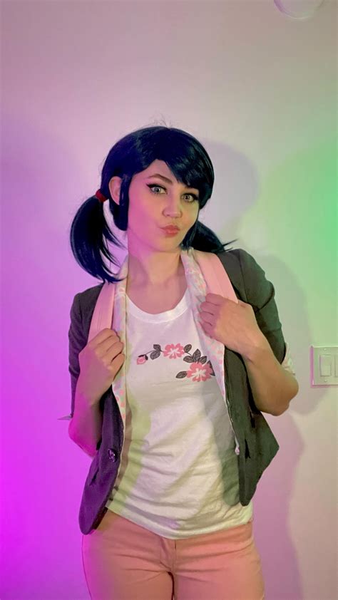 Cosplay Marinette Dupain Cheng Miraculous Lady Bug Cosplay Lady
