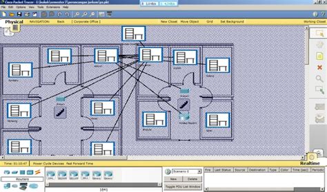 Set Background Pada Physical Dan Logical Workspace Cisco Packet Tracer Jarkom Indonesia