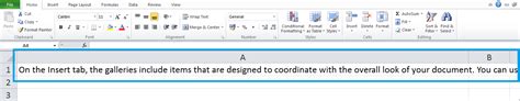 Microsoft Excel 2007 Cannot Fit All Text Into Cell Super User