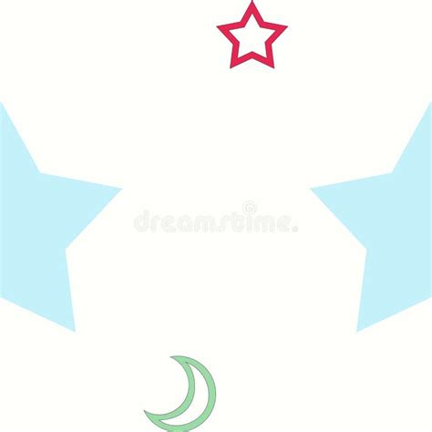 Star And Moon Shaped Seamless Pattern Stock Illustration Illustration Of Shaped Endless