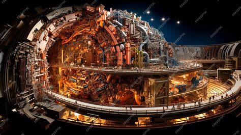 Premium Photo Modern Particle Accelerator Reactor