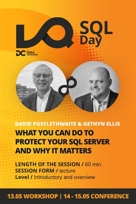 Data Community Poland On Linkedin Sqlday2024 Sqlday Datacommunitypoland Datacommunity