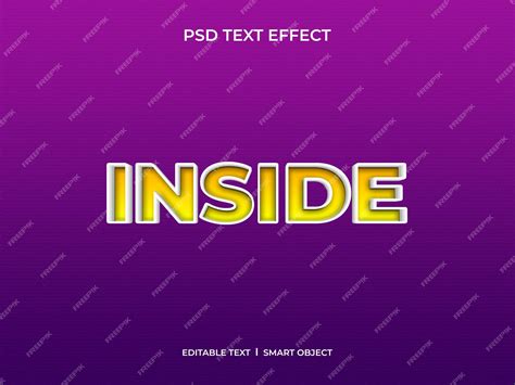 Premium Psd Inside Text Effect