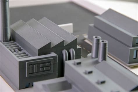 3d Printed Factory Model Architectural Models