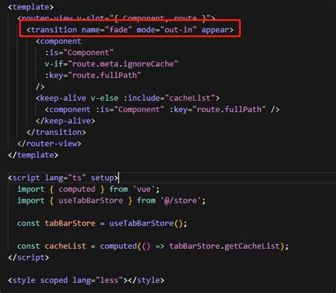 切换页面的时候transition似乎没有生效没有过渡效果 Issue arco design arco design pro vue GitHub