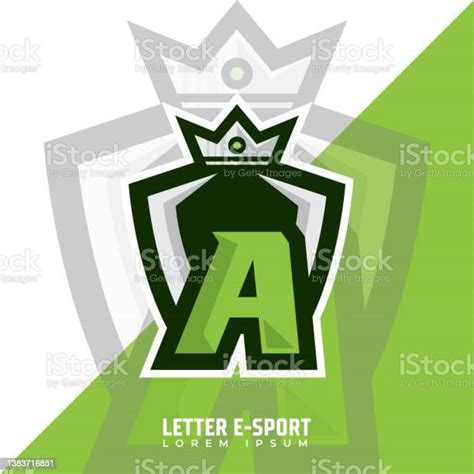 편지 게이머 디자인 이너스 E 스포츠 디자인 컨셉 E스포츠 팀을 위한 엠블럼 디자인 Brand Name Video Game에 대한 스톡 벡터 아트 및 기타 이미지