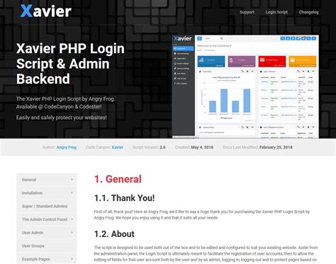 Xavier Php User Admin Login Script By Siggles Codester
