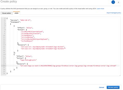 단계 1 Aws 서비스 구성 Microsoft Windows용 Amazon Kinesis 에이전트